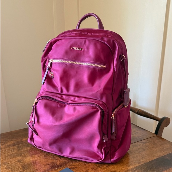 Tumi | Bags | Tumi Womens Fuchsia Backpack | Poshmark